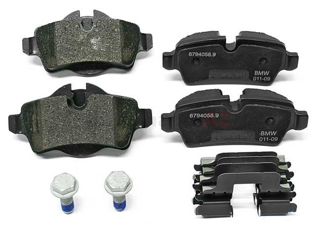 Genuine Mini 34216794059 Brake Pad Set; Rear - Mini | 34216778327