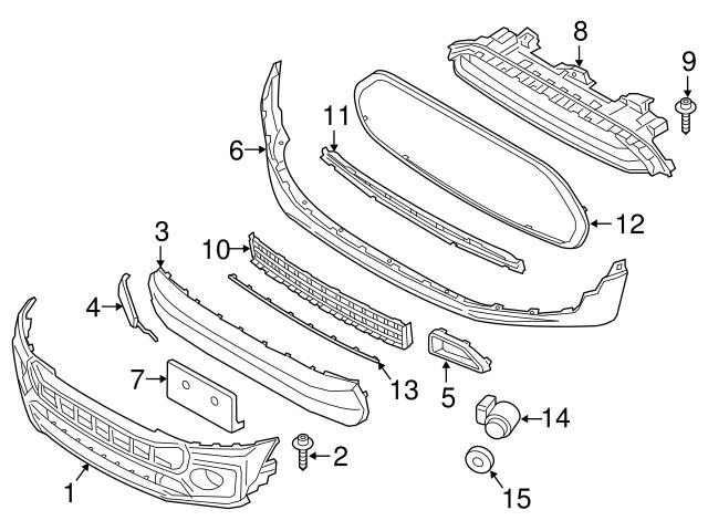 Genuine Mini 51117451350 Spoiler