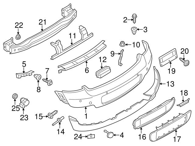 Genuine Mini 51129801893 Spoiler