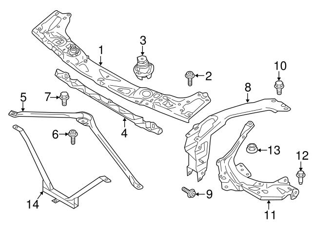 Genuine Mini 51647301600 Headlight Bracket; Right - Mini