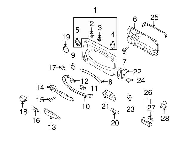 Genuine Mini 61313422622 Door Mirror Switch; Left - Mini