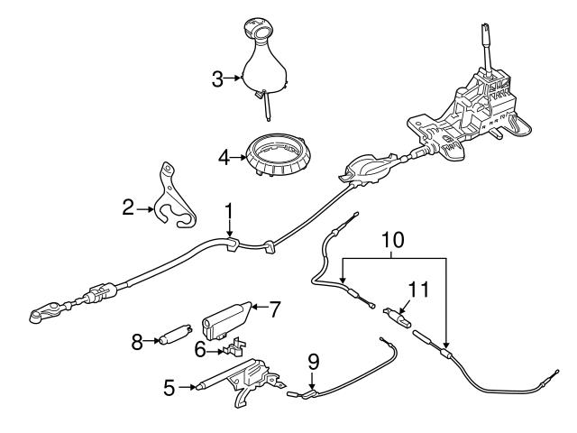 Genuine Mini 61319391194 Auto Trans Shift Lever Knob - Mini | 61319325508