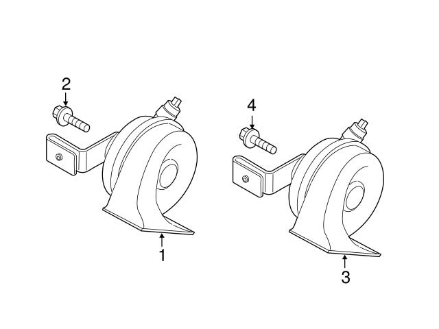 Genuine Mini 61339807170 Horn - Mini
