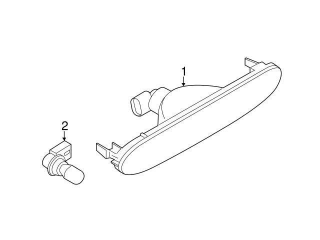 Genuine Mini 63246946904 Fog Light; Rear - Mini