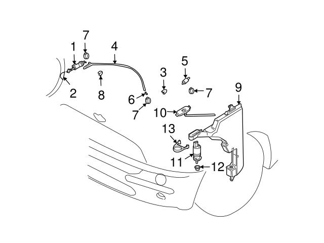 Genuine Mini 67128377428 Headlight Washer Pump - Mini