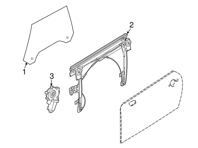 Genuine Mini 67622755854 Power Window Motor; Right - Mini