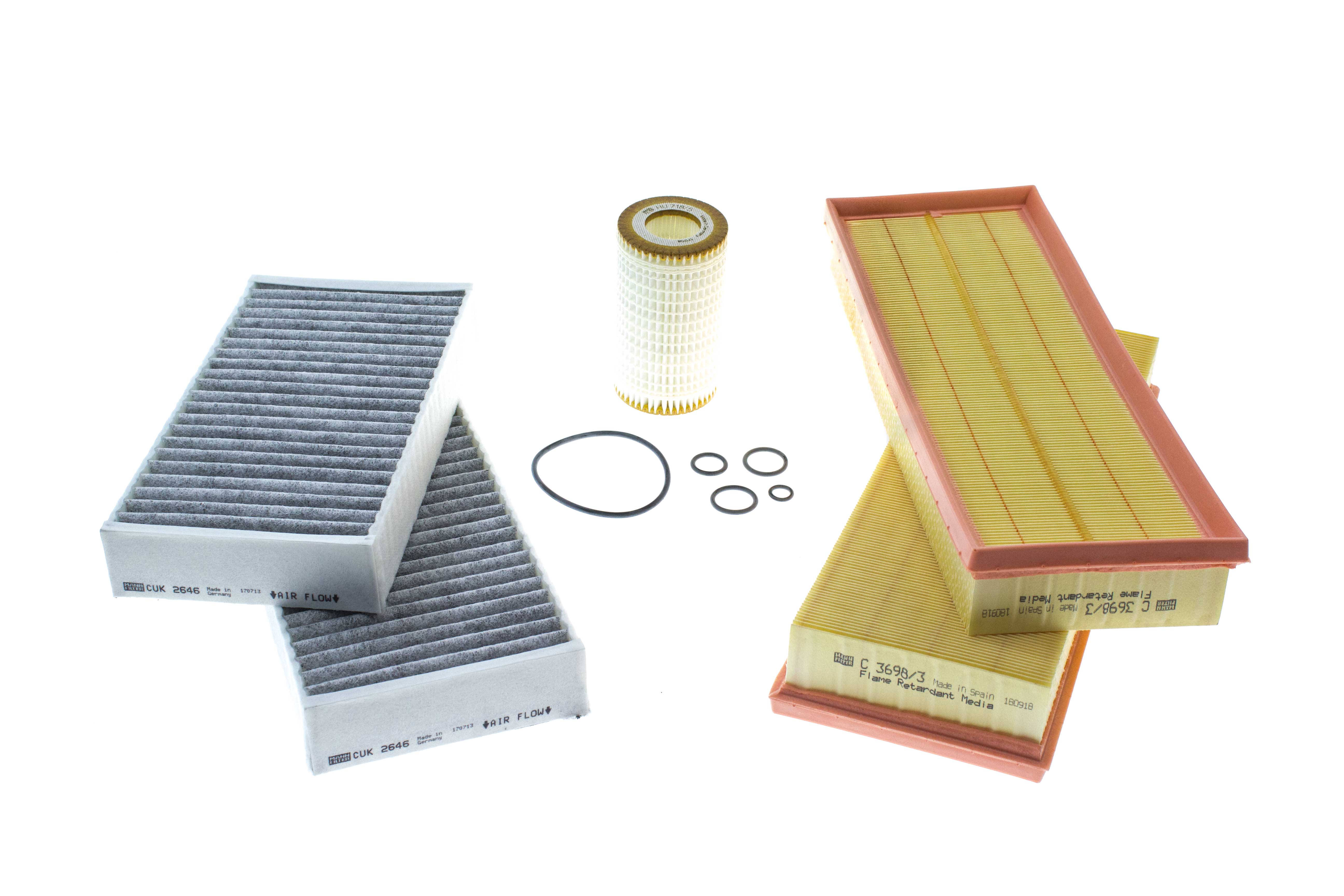 AAZ Preferred ML350FLTRKIT Oil Filter Kit; Air, Oil and Cabin Filter ...