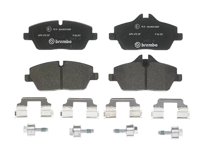 Brembo P06091 Brake Pad Set; Front - BMW | 34106884267 34116862309