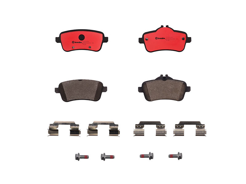 Brembo P50101N Brake Pad Set; Rear - Mercedes | 0004206504 000420650464 ...