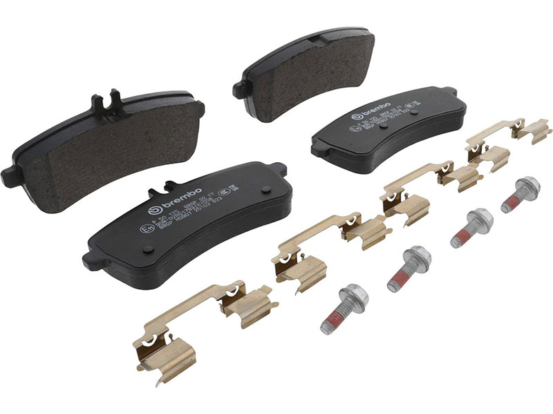 Brembo P50125 Brake Pad Set - Mercedes | 0004204604 0074200320 ...
