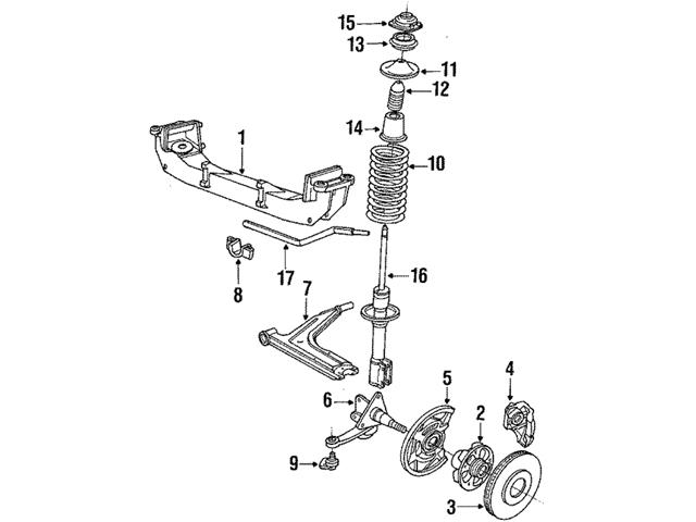 Genuine Porsche 431412135 Strut Bellow - Porsche