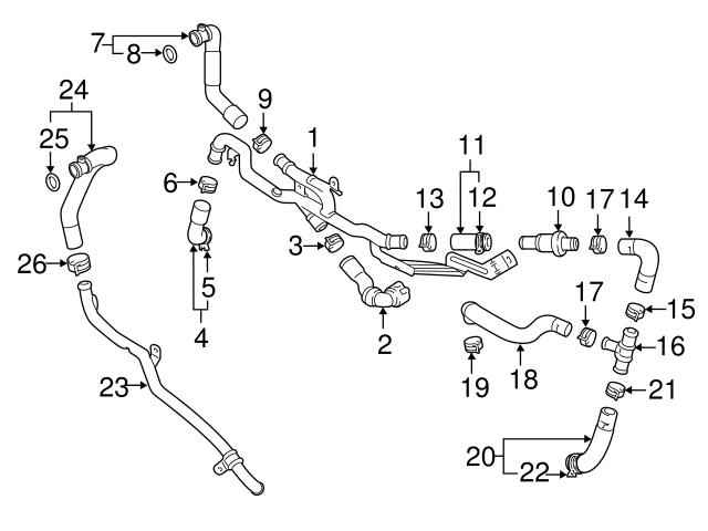 Genuine Porsche 4E0121113 Thermostat - Audi, Porsche, VW