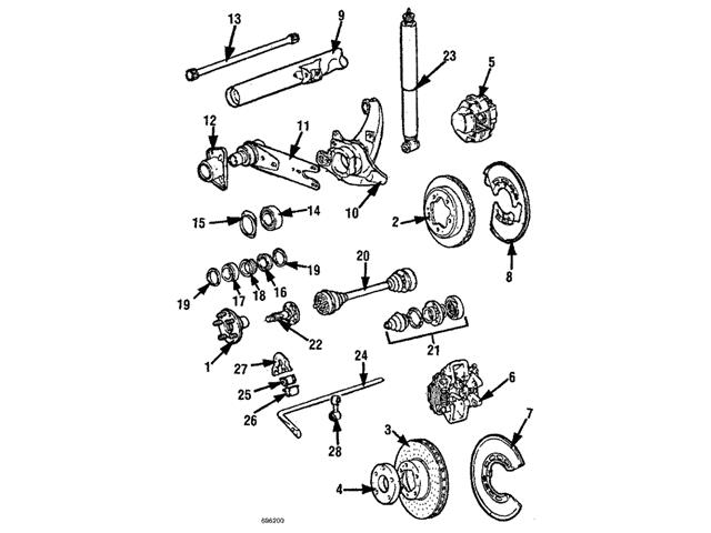 Genuine Porsche 92333223201 Drive Shaft - Porsche