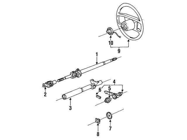Genuine Porsche 92834709900 Air Bag Clockspring - Porsche