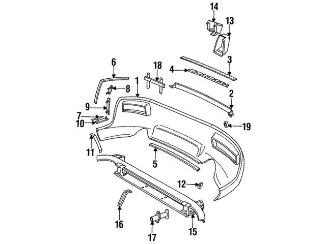 Genuine Porsche 92850531700 Reflector Panel - Porsche | 92850331700