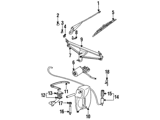 Genuine Porsche 92852807501 Windshield Washer Fluid Reservoir - Porsche ...