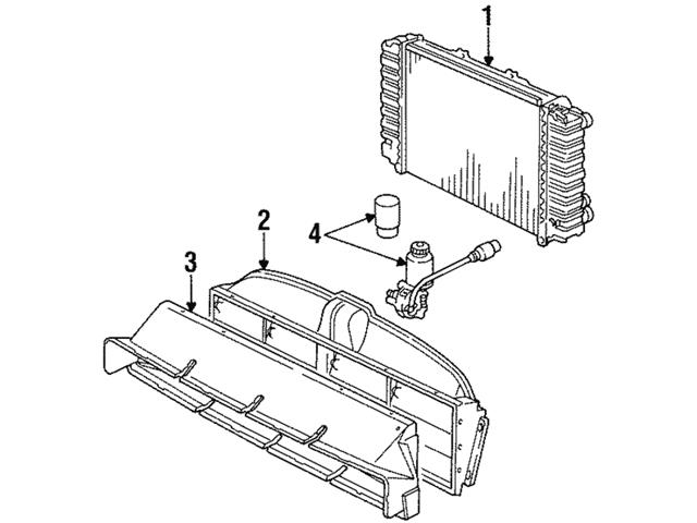 Genuine Porsche 92857552101 Radiator Support Air Duct - Porsche ...