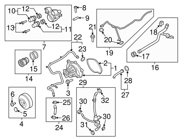 Genuine Porsche 94610605134 Coolant Hose - Porsche | 94610605131 ...