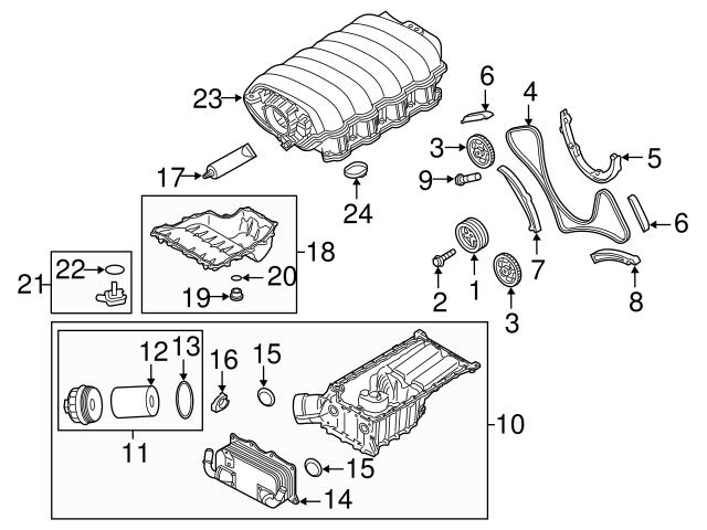 Genuine Porsche 94810518111 Camshaft Sprocket/Gear; Left, Right - Porsche