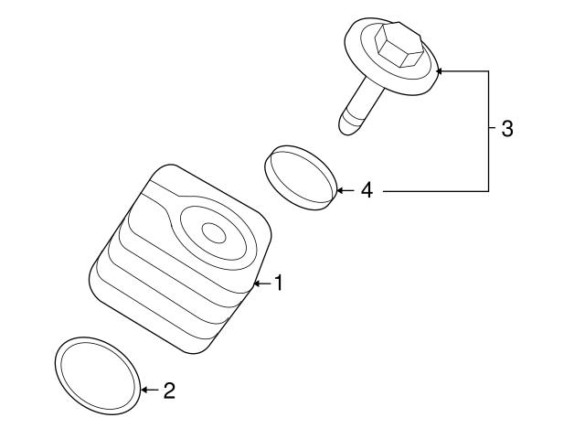 Genuine Porsche 95510702103 Oil Cooler - Porsche | 95510702100 ...