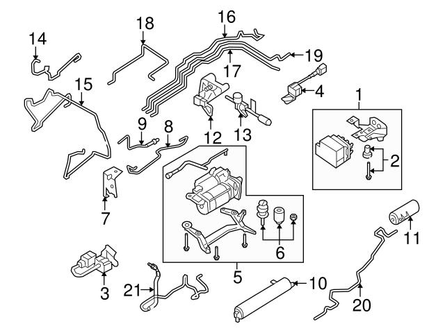 Genuine Porsche 95535804401 Suspension Self-Leveling Unit Accumulator ...