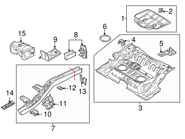 Genuine Porsche 95550195901 Trunk Floor Access Cover - Porsche ...