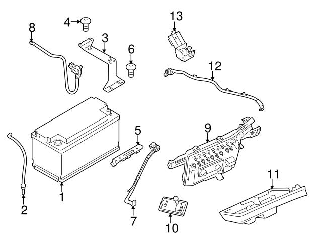Genuine Porsche 95561120210 Junction Block; Front - Porsche