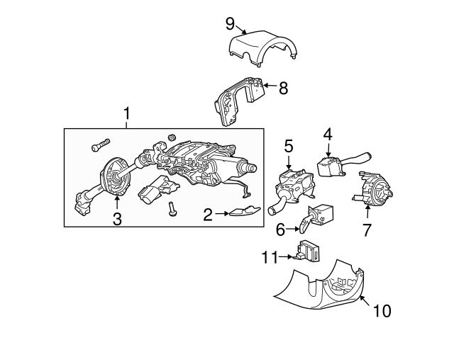 Genuine Porsche 95561324500B41 Combination Switch - Porsche