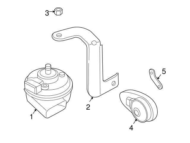 Genuine Porsche 95561823701 Anti-Theft Alarm Siren - Porsche ...