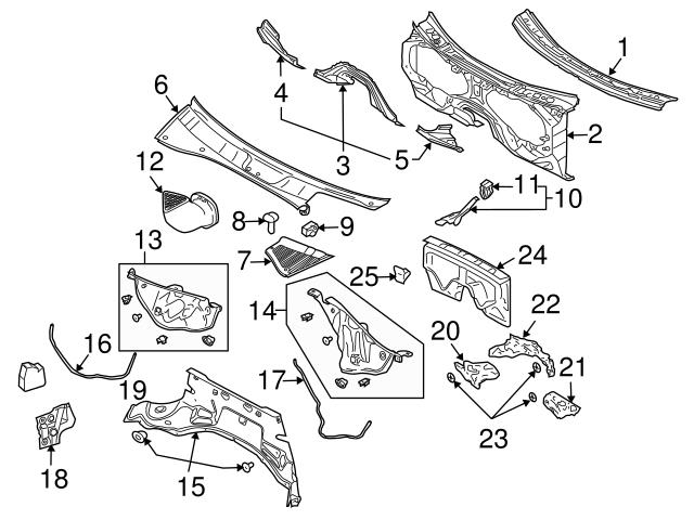 Genuine Porsche 95561855002 Ambient (Outside) Temperature Sensor ...