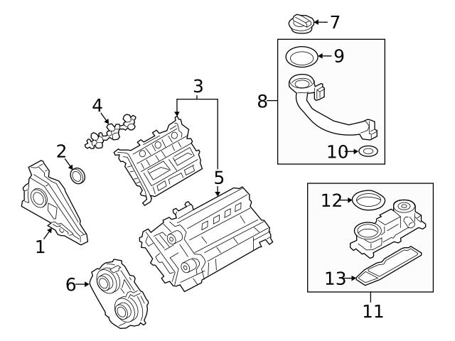 Genuine Porsche 95810115320 Crankshaft Oil Seal; Rear - Porsche