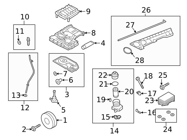 Genuine Porsche 95810360210 Oil Pan; Lower - Porsche