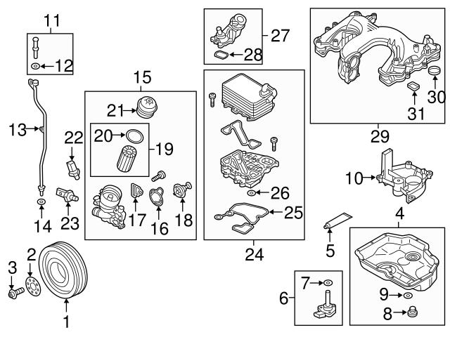 Genuine Porsche 95810706610 Oil Dipstick Tube - Porsche