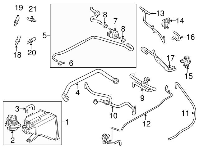 Genuine Porsche 95811036000 Evaporative Emissions System Lines - Porsche