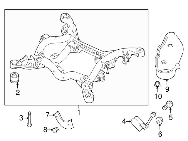Genuine Porsche 95833107700 Ride Height Sensor; Left Rear, Right Rear ...