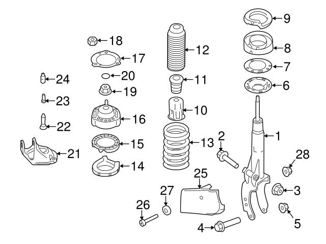 Genuine Porsche 95834330150 Shock Bumper; Left, Right - Porsche