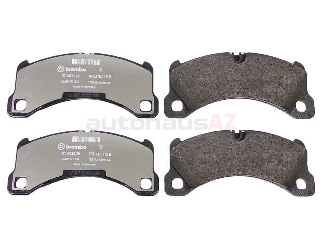 Genuine Porsche 958698151A Brake Pad Set; Front - Porsche | 95835193930