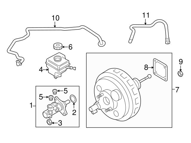 Genuine Porsche 95835501502 Brake Master Cylinder - Porsche | 95835501500