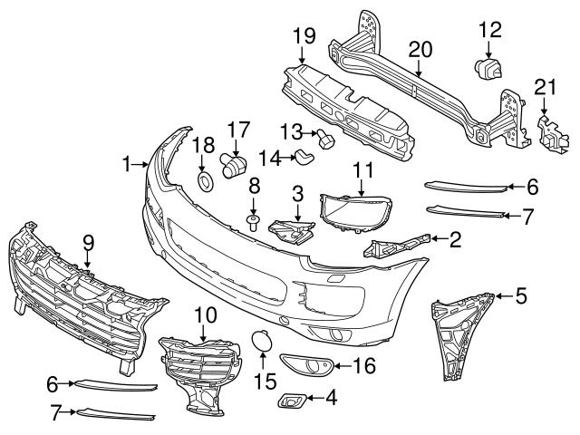 Genuine Porsche 95850505001 Shock Absorber Bellows; Front Right - Porsche