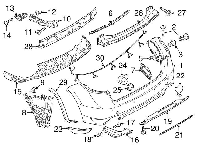 Genuine Porsche 95850545000G2X Tow Eye Cap; Right - Porsche