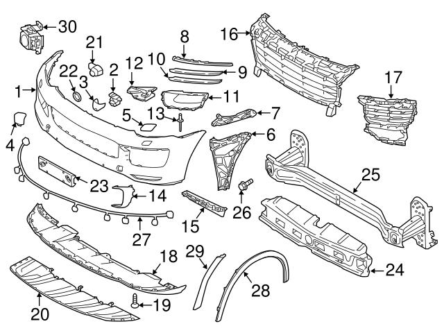 Genuine Porsche 95850594550 Brake Air Duct; Left - Porsche