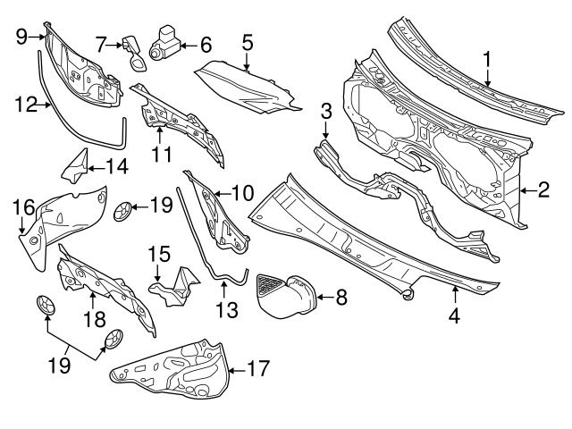 Genuine Porsche 95857265900 Sun Load Temperature Sensor - Porsche