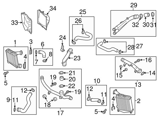 Genuine Porsche 95857532110 Radiator Support Air Duct; Left - Porsche