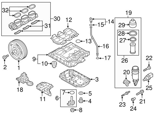 Genuine Porsche 95860608131 Oil Pressure Switch - Porsche | 95860608130