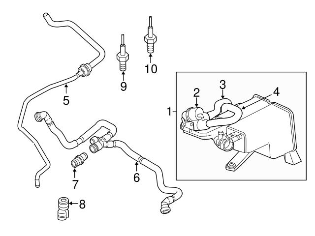 Genuine Porsche 95860617300 Oxygen Sensor; Rear Left - Porsche