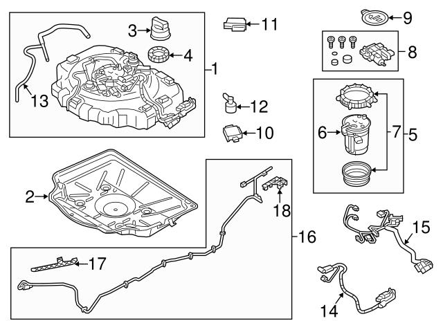 Genuine Porsche 95861062900 Fuel Pump Driver Module - Porsche