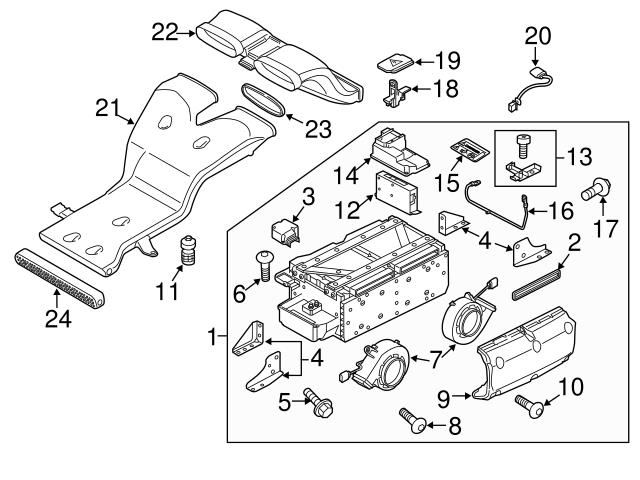 Genuine Porsche 95861142300 Drive Motor Battery Pack Control Module ...