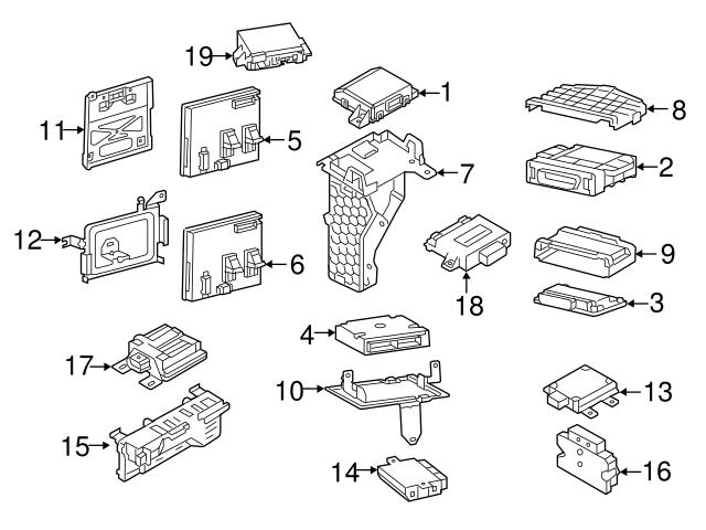 Genuine Porsche 95861827916 Parking Aid Control Module; Rear - Porsche ...