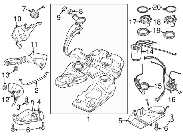 Genuine Porsche 95862013216 Fuel Pump, Electric - Porsche | 95862013215