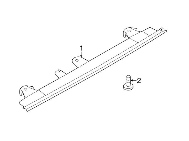 Genuine Porsche 95863105000 Center High Mount Stop Light - Porsche
